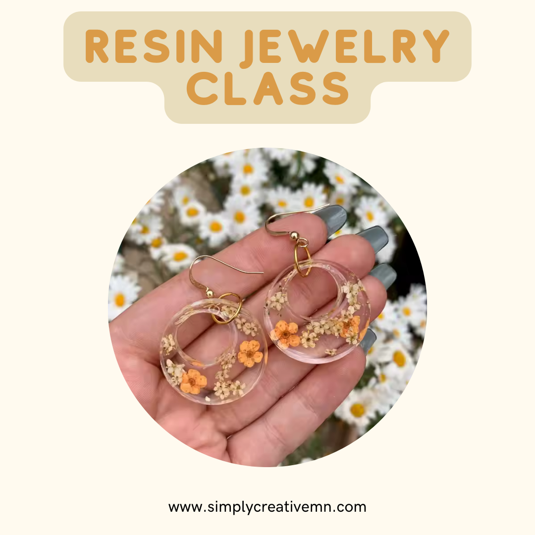 Resin Earring Classes in Minneapolis, MN – Simply Creative